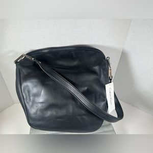 Bags | Calvin Klein Awc00128 Soft Nappa Shoulder Bag Blank | Poshmark